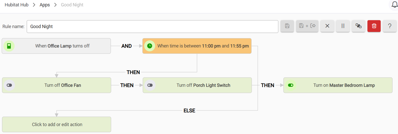 Visual Rules Builder to Simple Automation Rules conversion - Apps - Hubitat