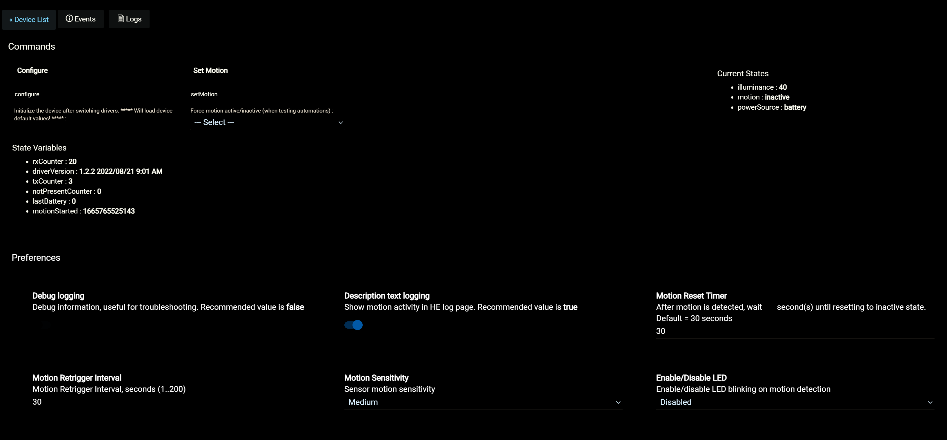 Aqara P1 sensor not detecting motion - 🛎️ Get Help - Hubitat