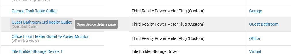 Third reality zigbee outlet driver - Devices - Hubitat