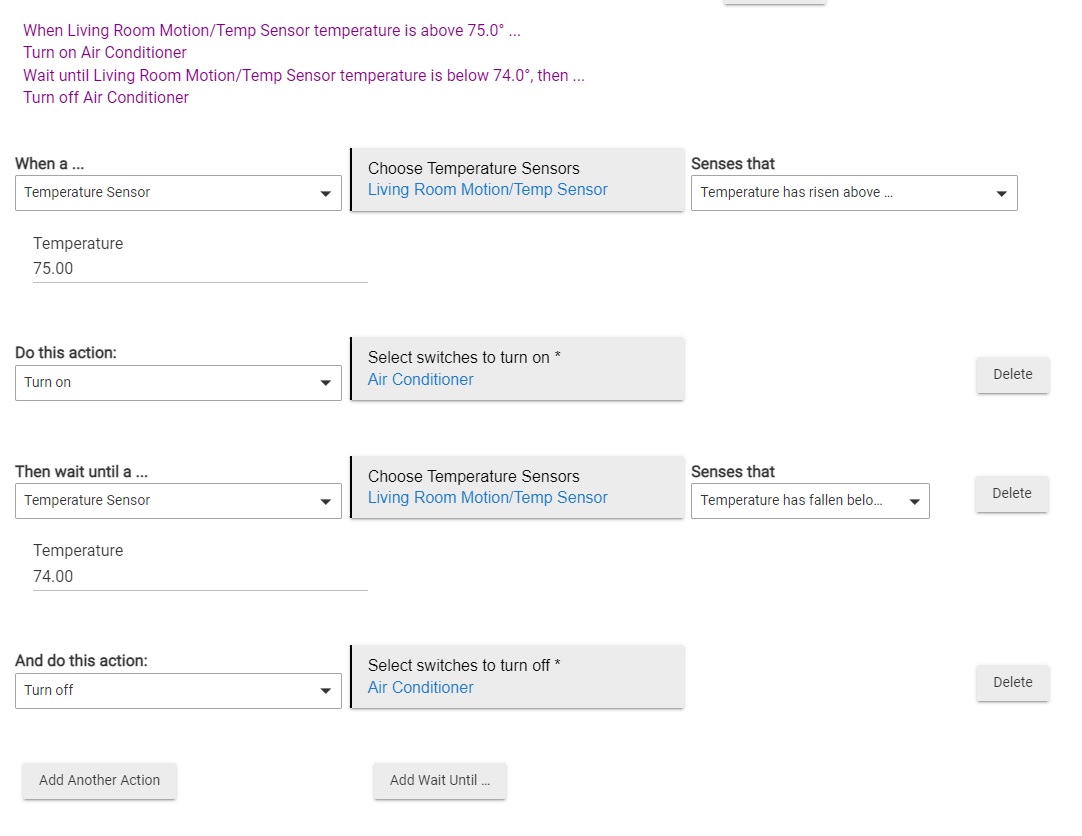 CentraLite 3-Series Micro Motion Sensor (Temperature Function ...