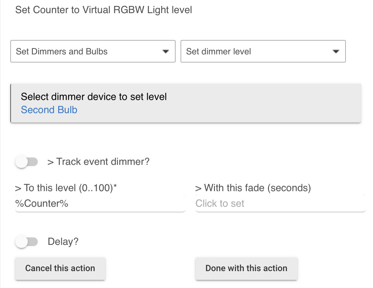 Copy hue bulb settings to other bulb on command - 📐 Rule Machine® - Hubitat