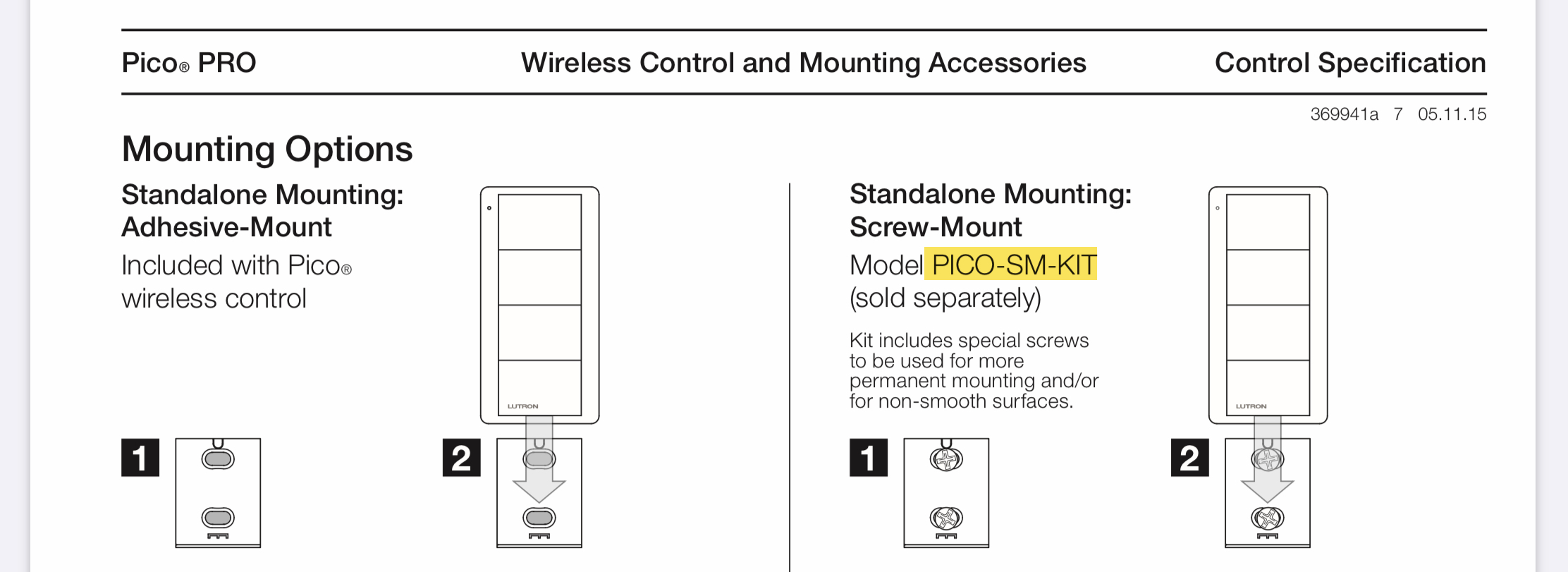 Magnetic Pico Wall Mount? - 🎬 Get Started - Hubitat