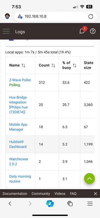 Hubitat (C-7) keeps hanging -- any suggestion to find out the root cause? - 🛎️ Get Help - Hubitat