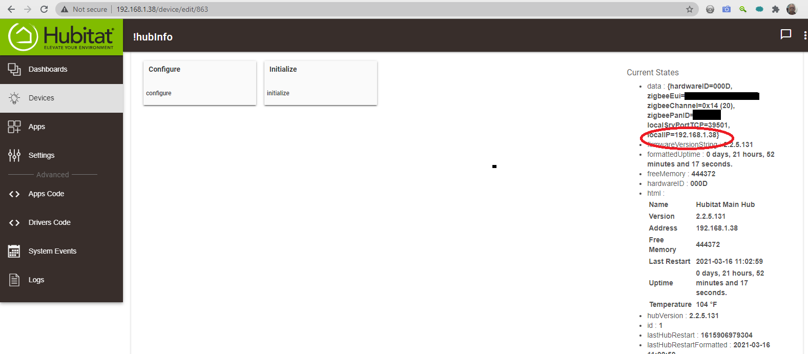 Connecting Hubitat To Moca Extender Vs Router But Cant Shut Hub Down 💬 Lounge Hubitat
