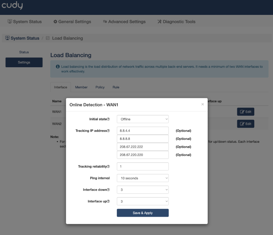 [RELEASE] Cudy R700 Router - run dual internet providers - Custom ...