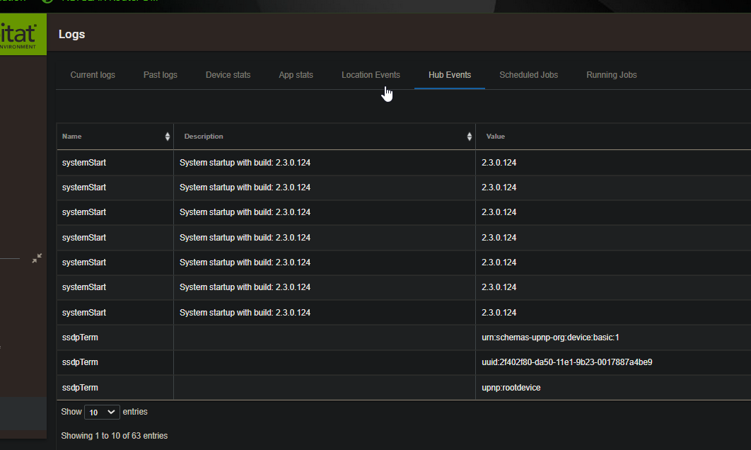 What are Running Jobs and Hub Actions - Apps - Hubitat