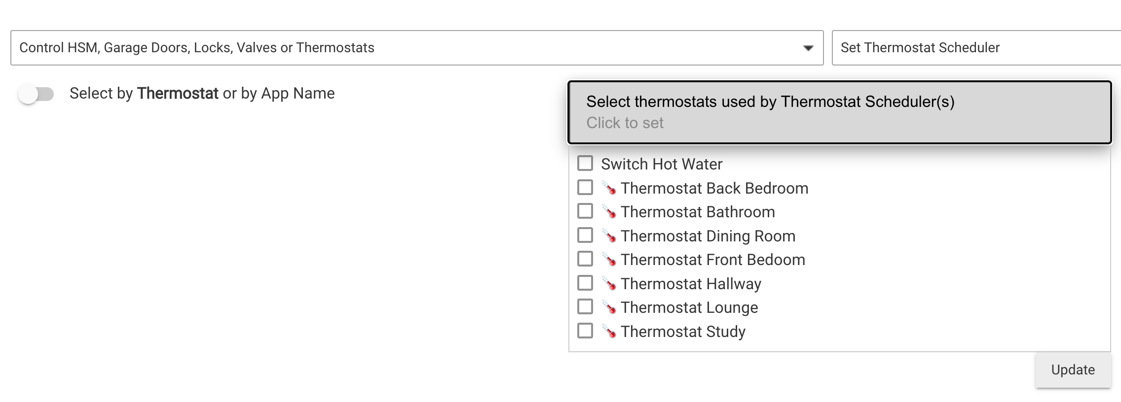 Feature request: allow selection of multiple Thermostat Scheduler apps instances in Rule-5.1 ...