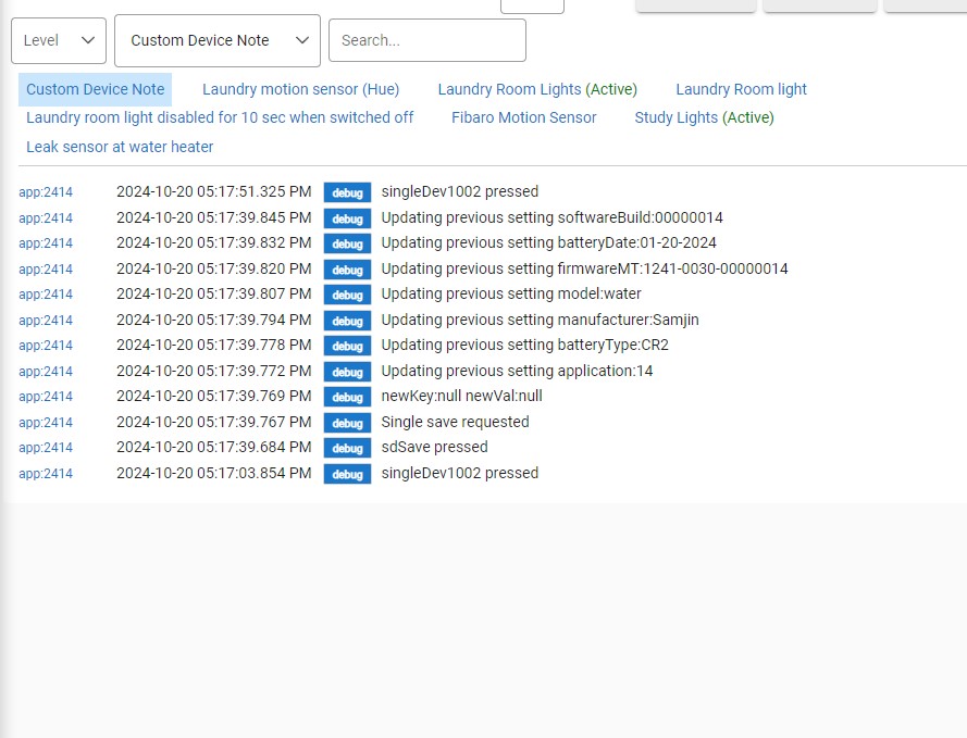 [RELEASE] Custom Device Note v2 - Custom Apps - Hubitat