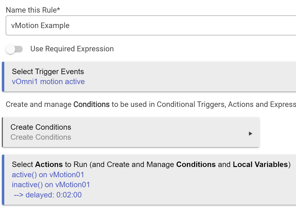 Using RM to change the attribute of my motion device? - All things Rule ...
