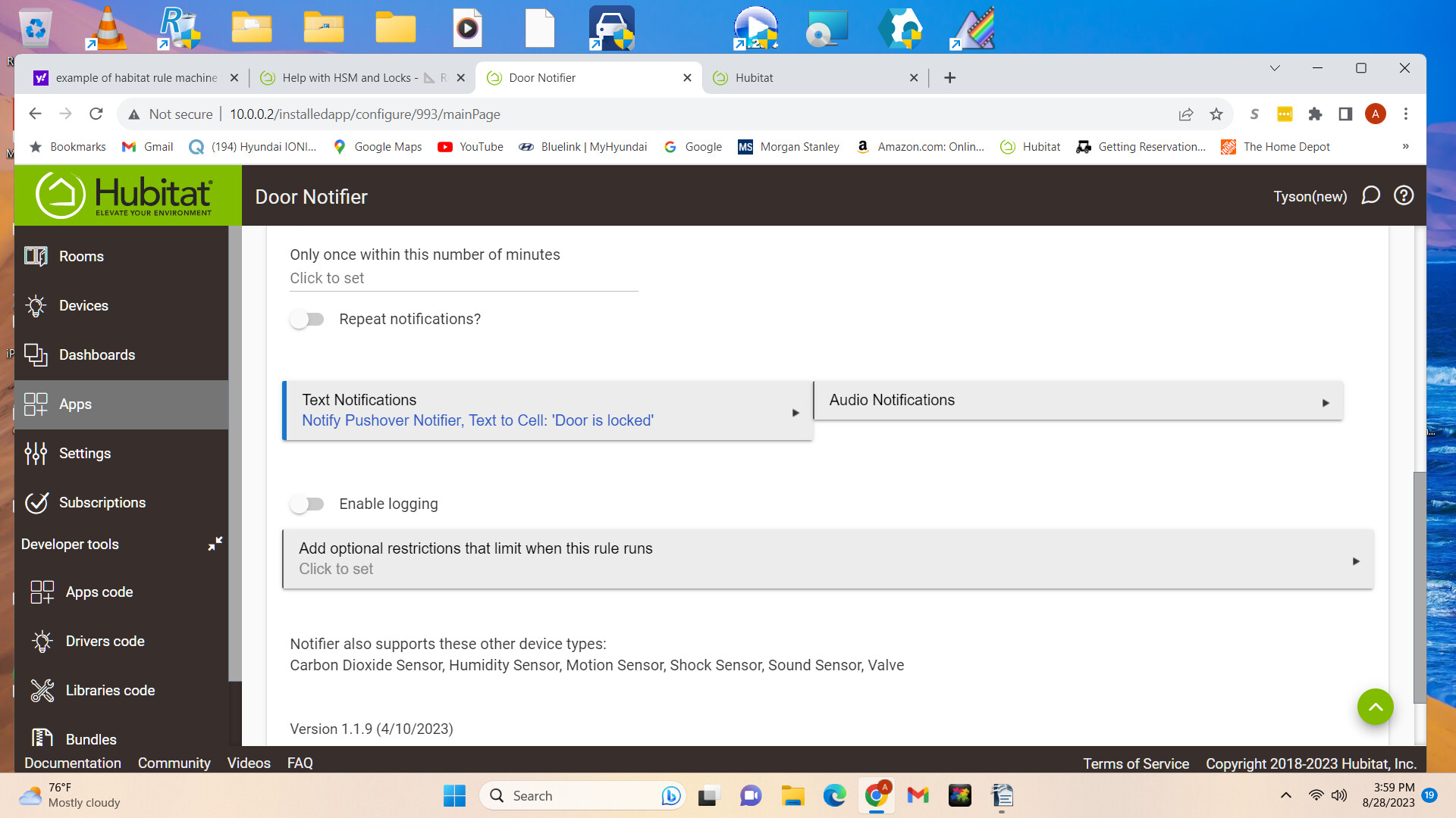 Rule Machine - Apps - Hubitat