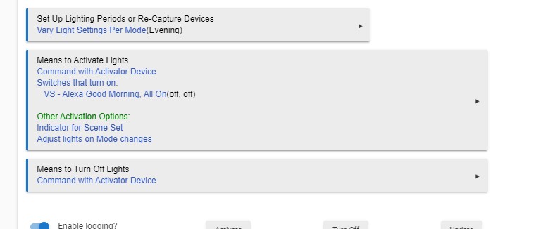 Using Room Lighting with Modes - 🛎️ Get Help - Hubitat