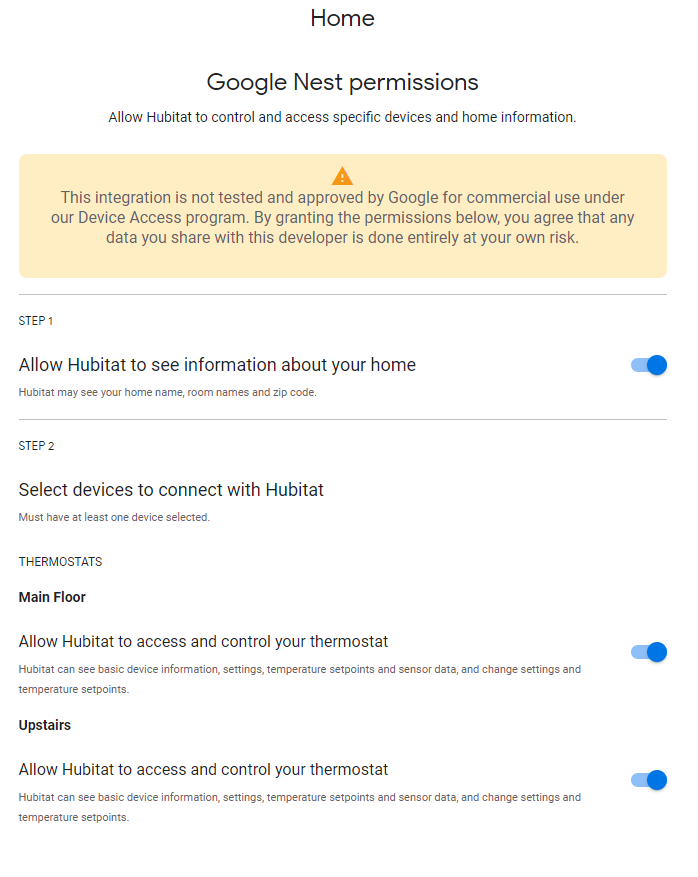 [RELEASE] Google SDM API - Nest integration - Page 16 - Custom Apps and ...