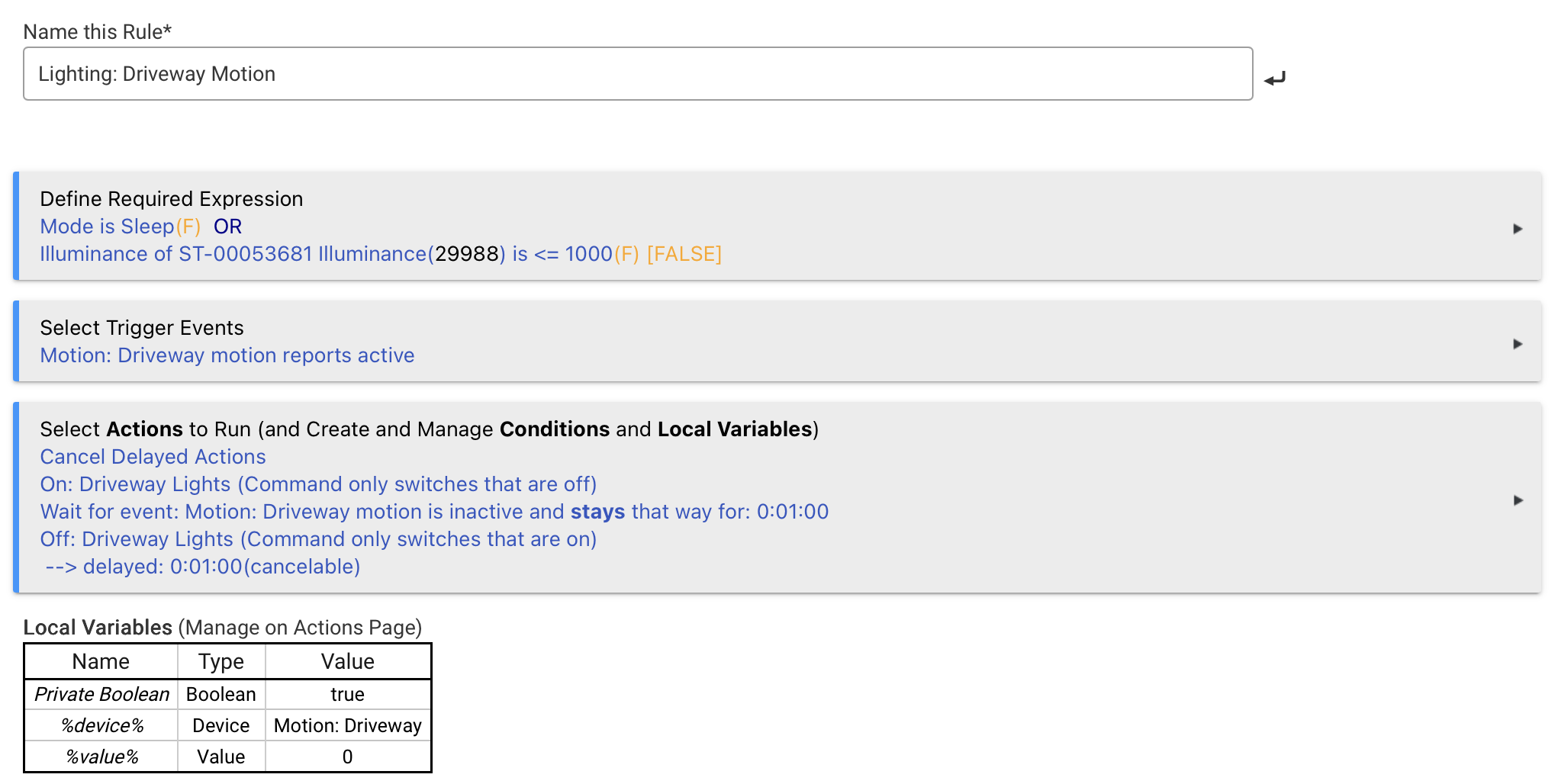 A question about waiting and pausing a rule - Apps - Hubitat