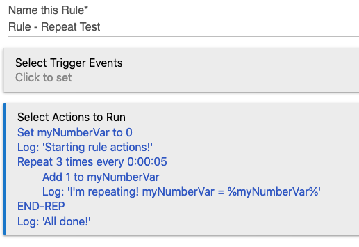 Repeat action N times regardless of conditions - 📐 Rule Machine® - Hubitat