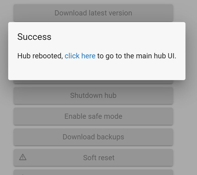 [Resolved] Solid Blue Light No devices - 🛎️ Get Help - Hubitat