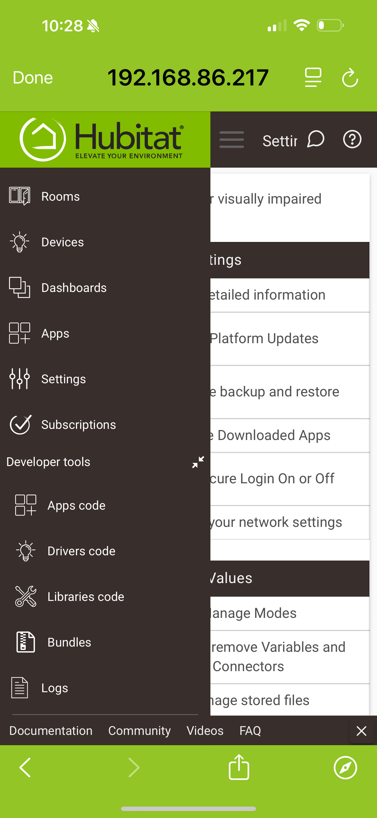 Rule Machine and Basic Rules broken-Logs will not open - 🛎️ Get Help - Hubitat