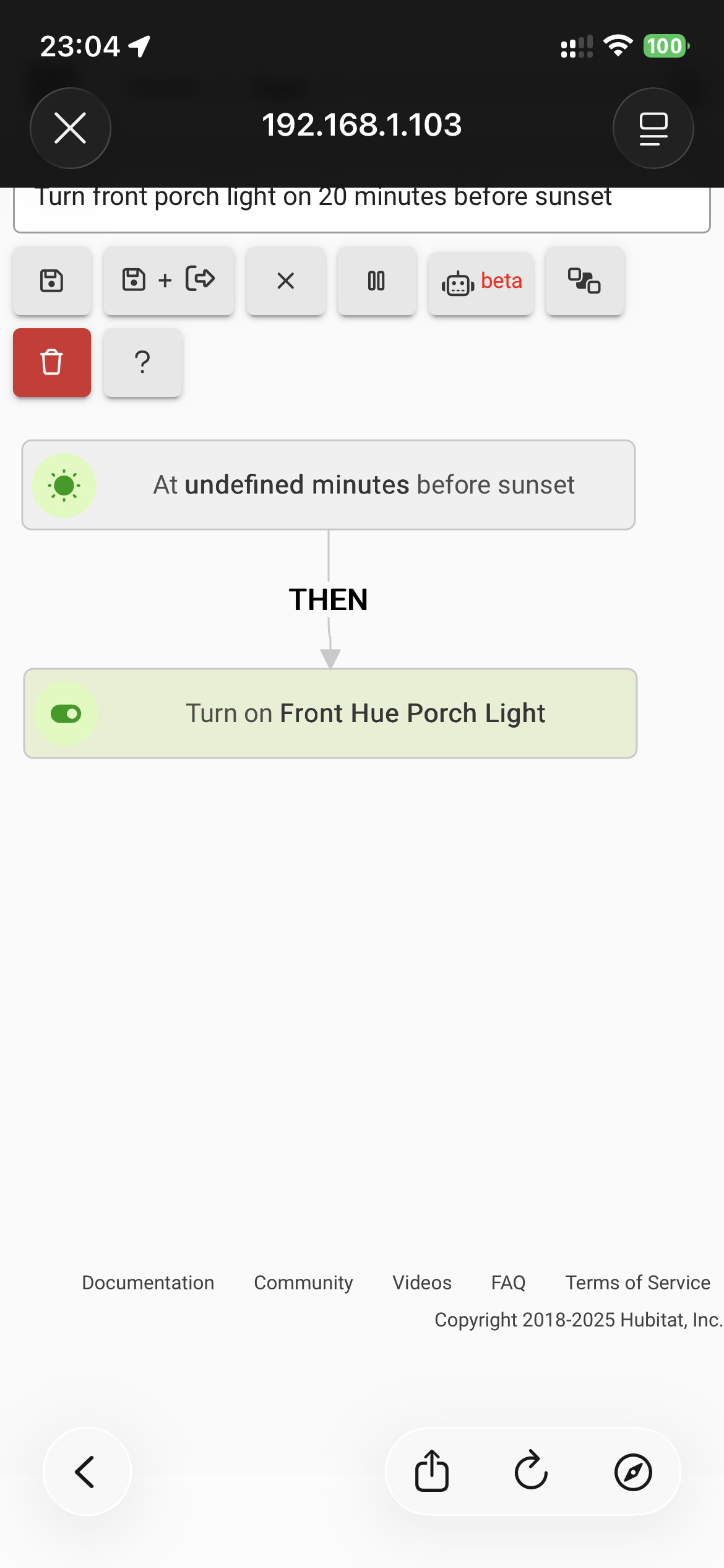 Issue setting “Before Sunset” minutes in Visual Rules Builder - 🛎️ Get ...