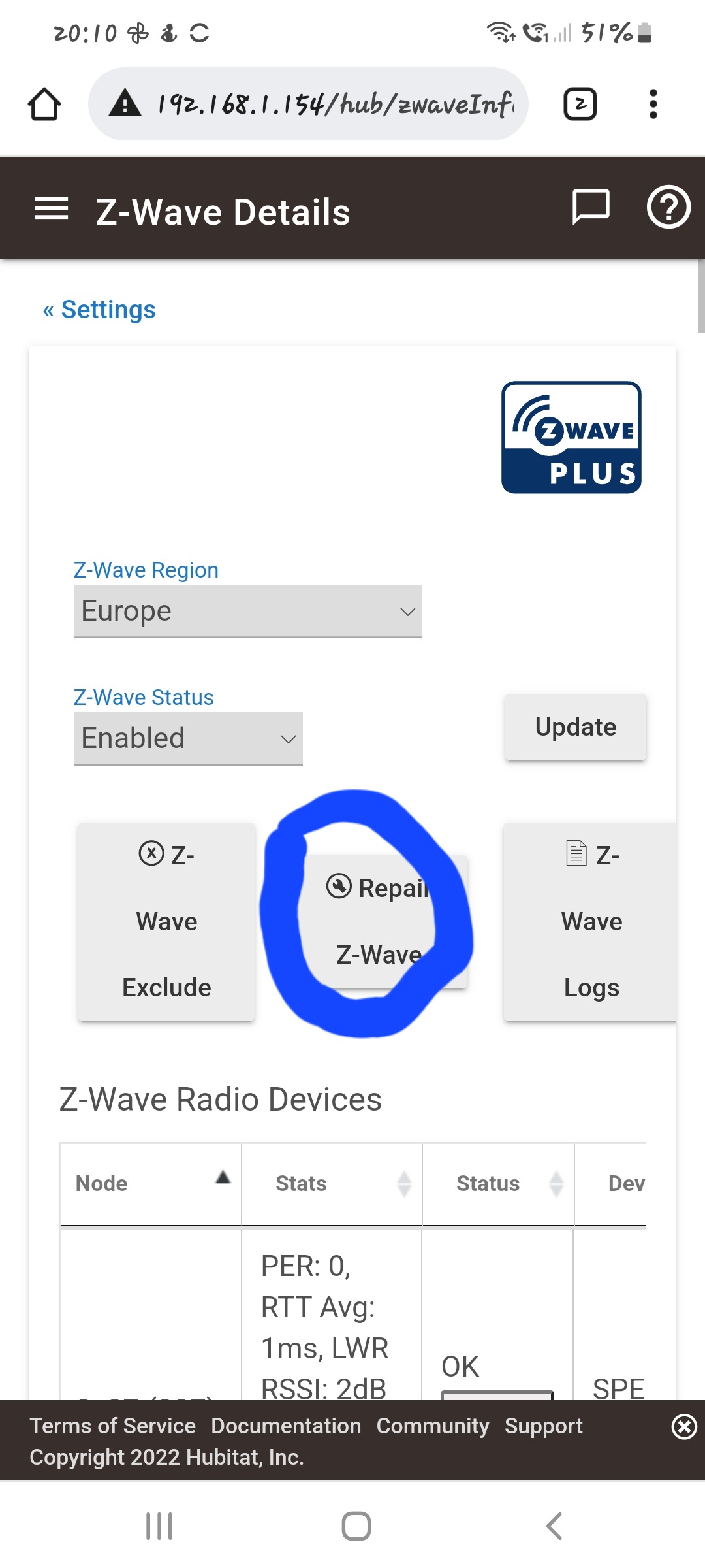 How to Launch Zwave Repair - 🛎️ Get Help - Hubitat How to Launch Zwave Repair - 🛎️ Get Help - Hubitat