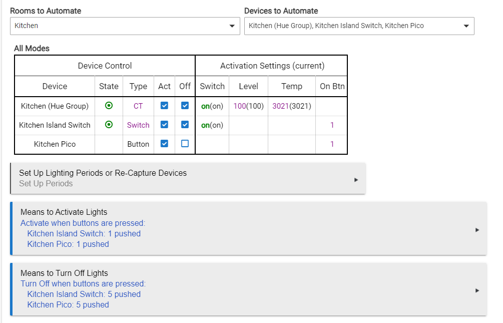 Room Lighting has me flummoxed - Apps - Hubitat