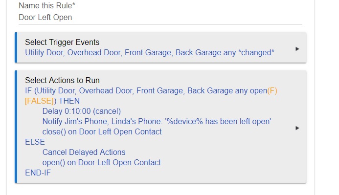 Question On rule Operation - 📐 Rule Machine® - Hubitat