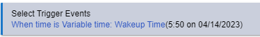 Problem with date/time variable as trigger - 📐 Rule Machine® - Hubitat