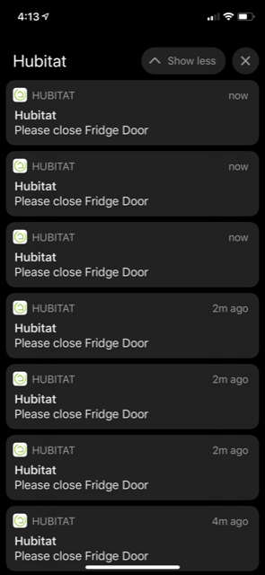 Multiple notifications being set for single trigger - 📐 Rule Machine® - Hubitat