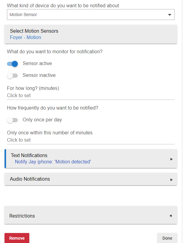 Multiple notifications being set for single trigger - 📐 Rule Machine® - Hubitat