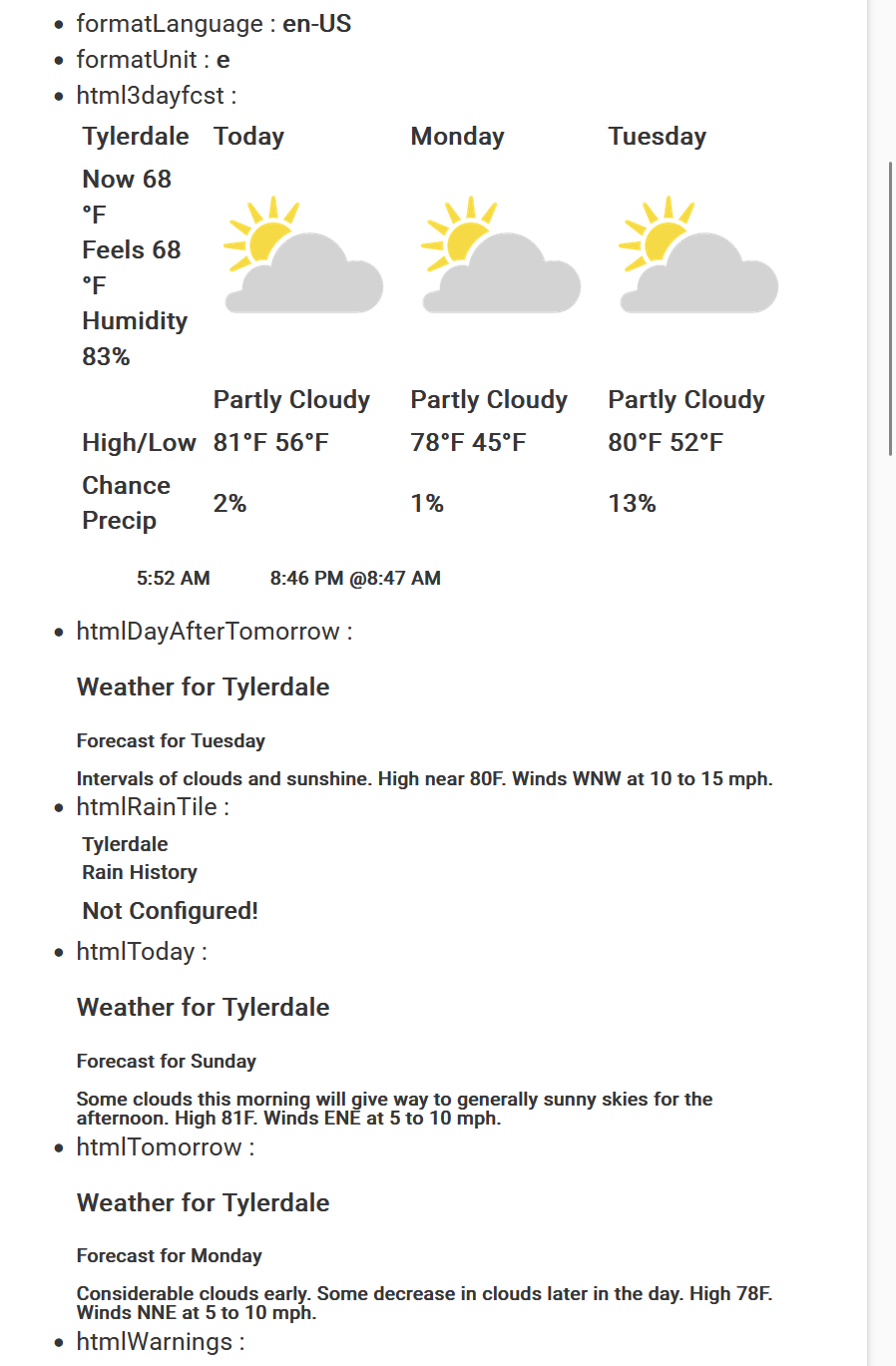 Rain forecast and Open Weather app - Apps - Hubitat