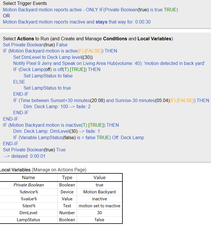 Single Event Calls Trigger twice - Apps - Hubitat