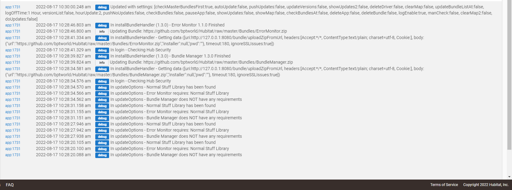 [Deprecated] Bundle Manager - Custom Apps - Hubitat
