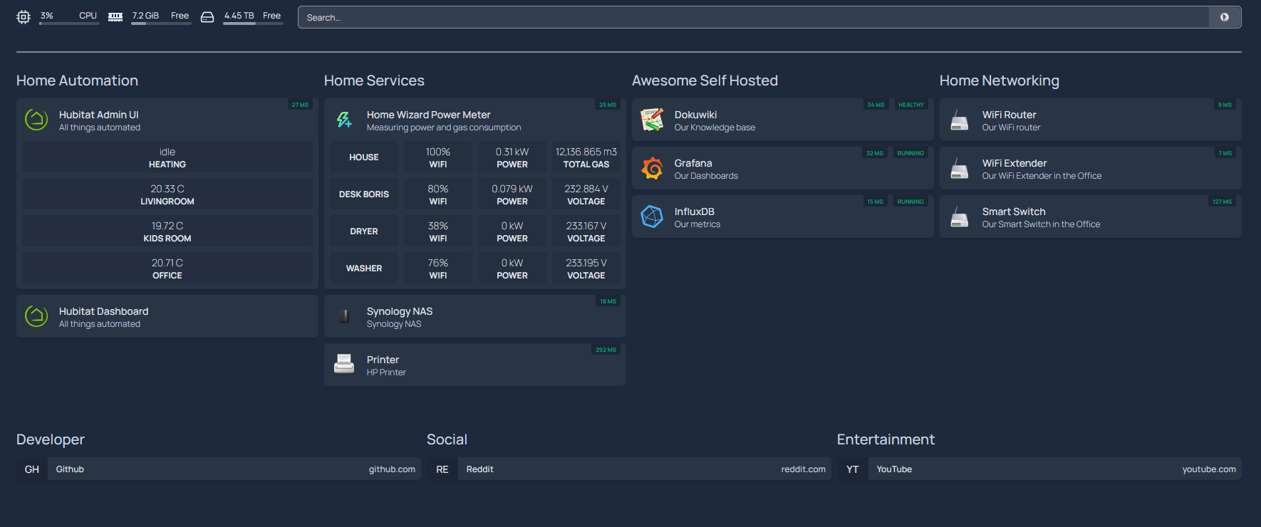Homepage dev [http://gethomepage.dev/] - 💬 Lounge - Hubitat