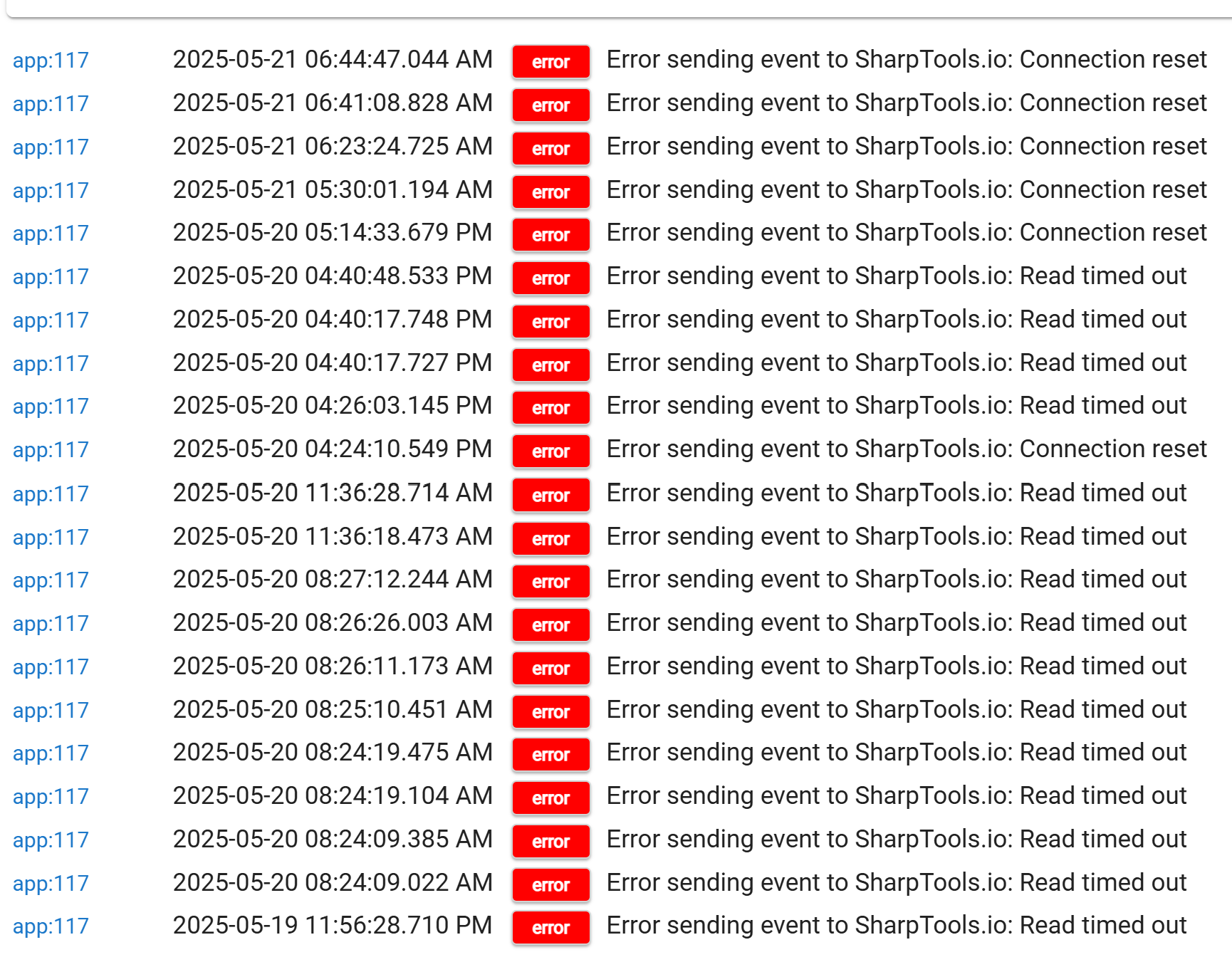 Sharptools Connectivity - 🛎️ Get Help - Hubitat