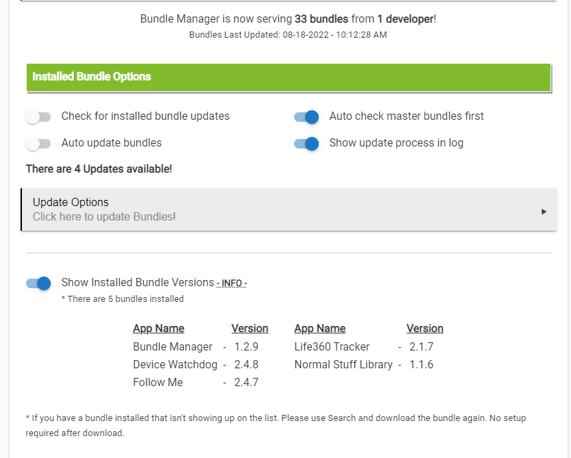 [Deprecated] Bundle Manager - Custom Apps - Hubitat