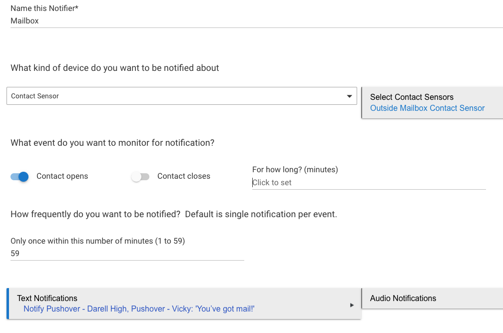 Notifier Frequency Setting Ignored - 🧰 Built-In Apps and Drivers - Hubitat Notifier Frequency Setting Ignored - 🧰 Built-In Apps and Drivers - Hubitat