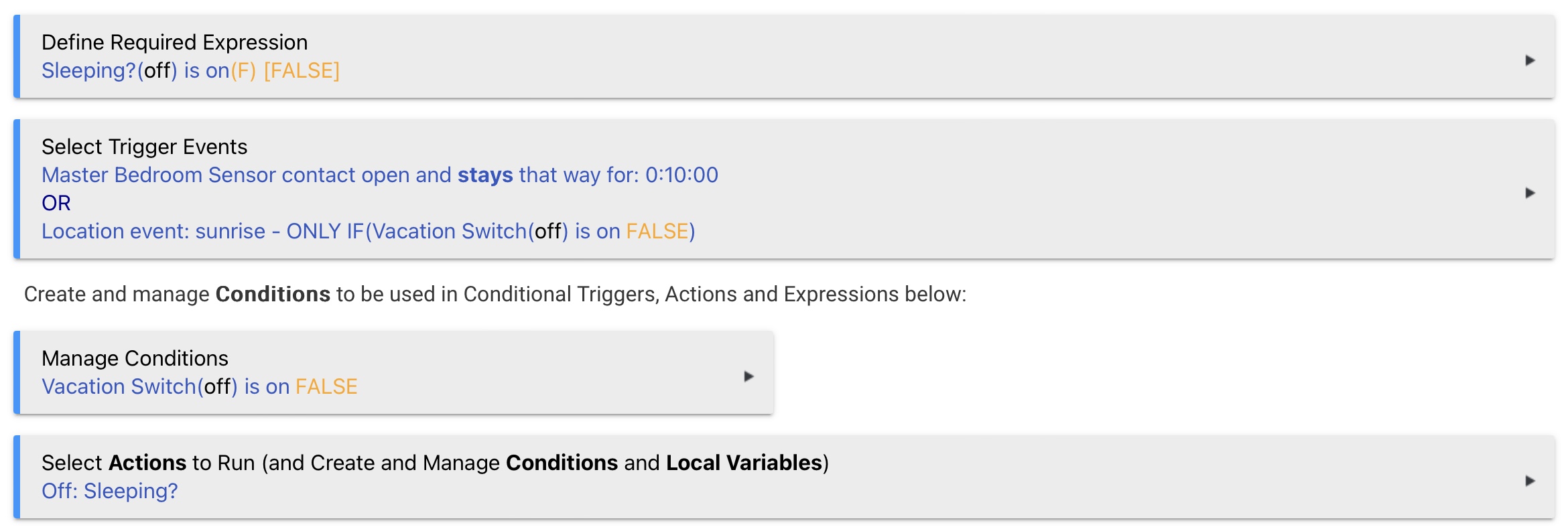 Wait trigger failing in Rule Machine - shows negative in logs - Apps - Hubitat