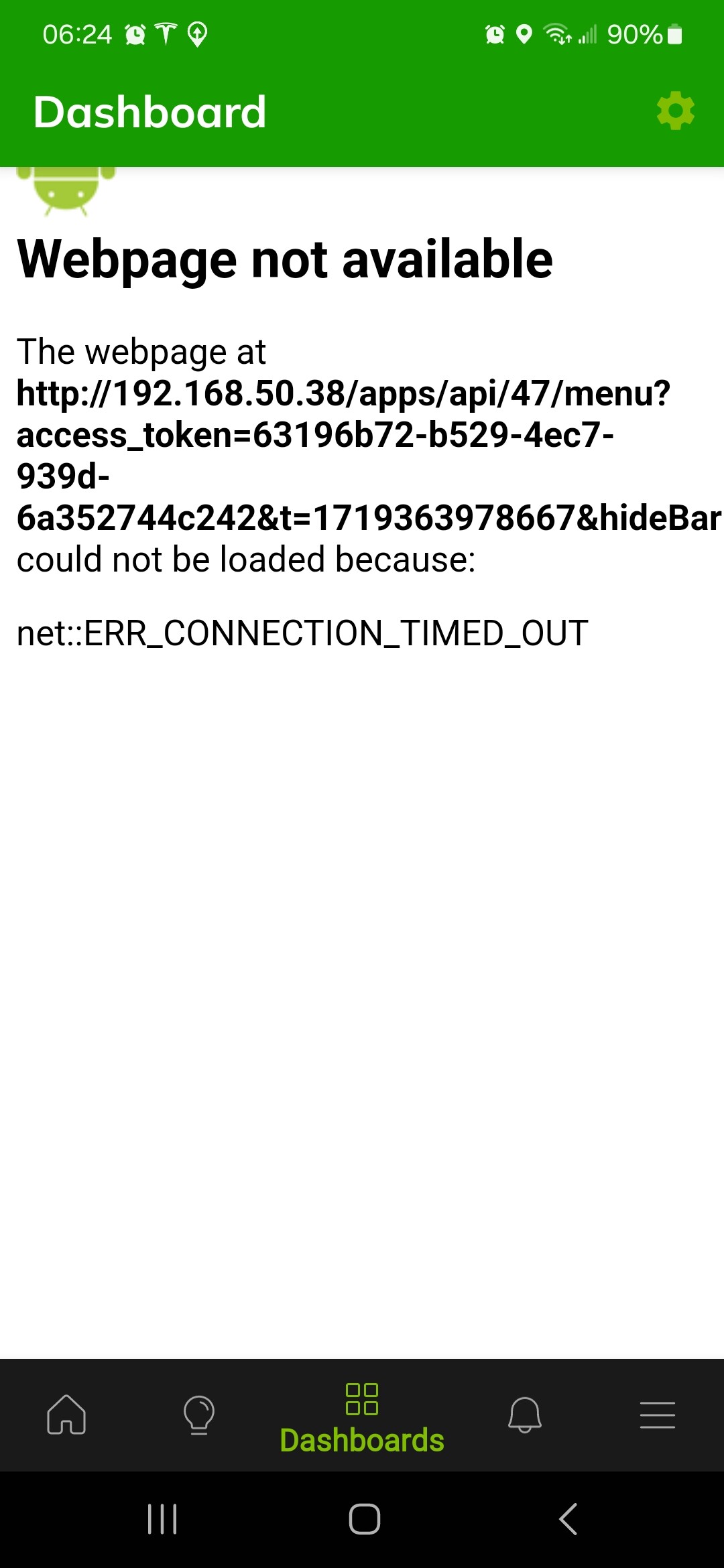 Dashboard issue with Android 2.0 app - Android App - Hubitat