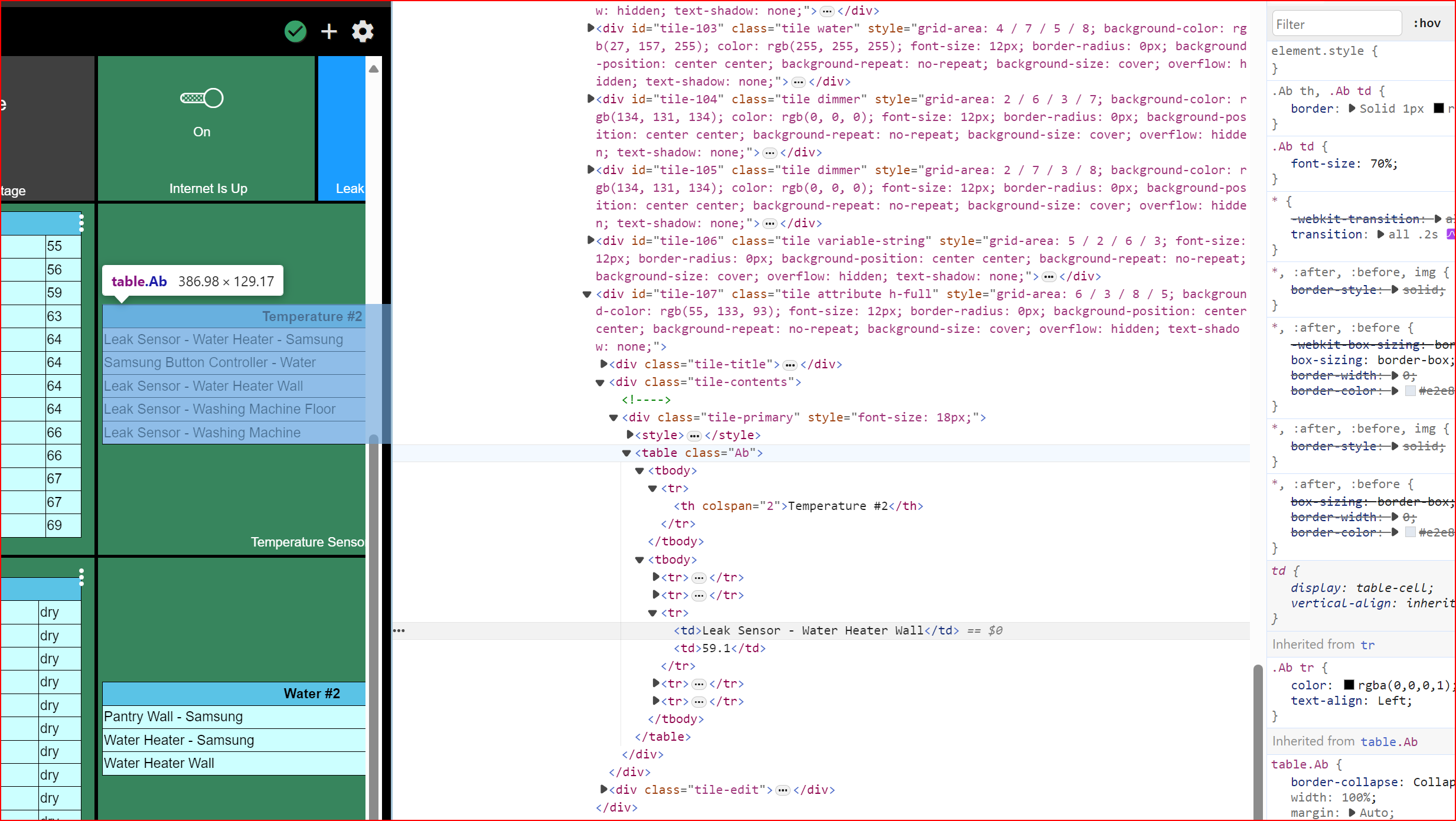 Aligning Tile Data On Dashboard How To Top Align Rows 🛎️ Get Help Hubitat