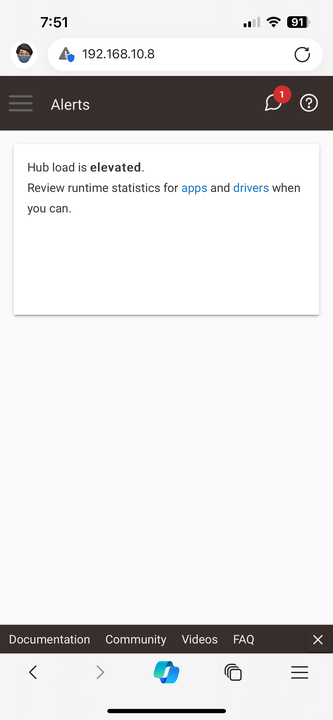 Hubitat (C-7) keeps hanging -- any suggestion to find out the root cause? - 🛎️ Get Help - Hubitat