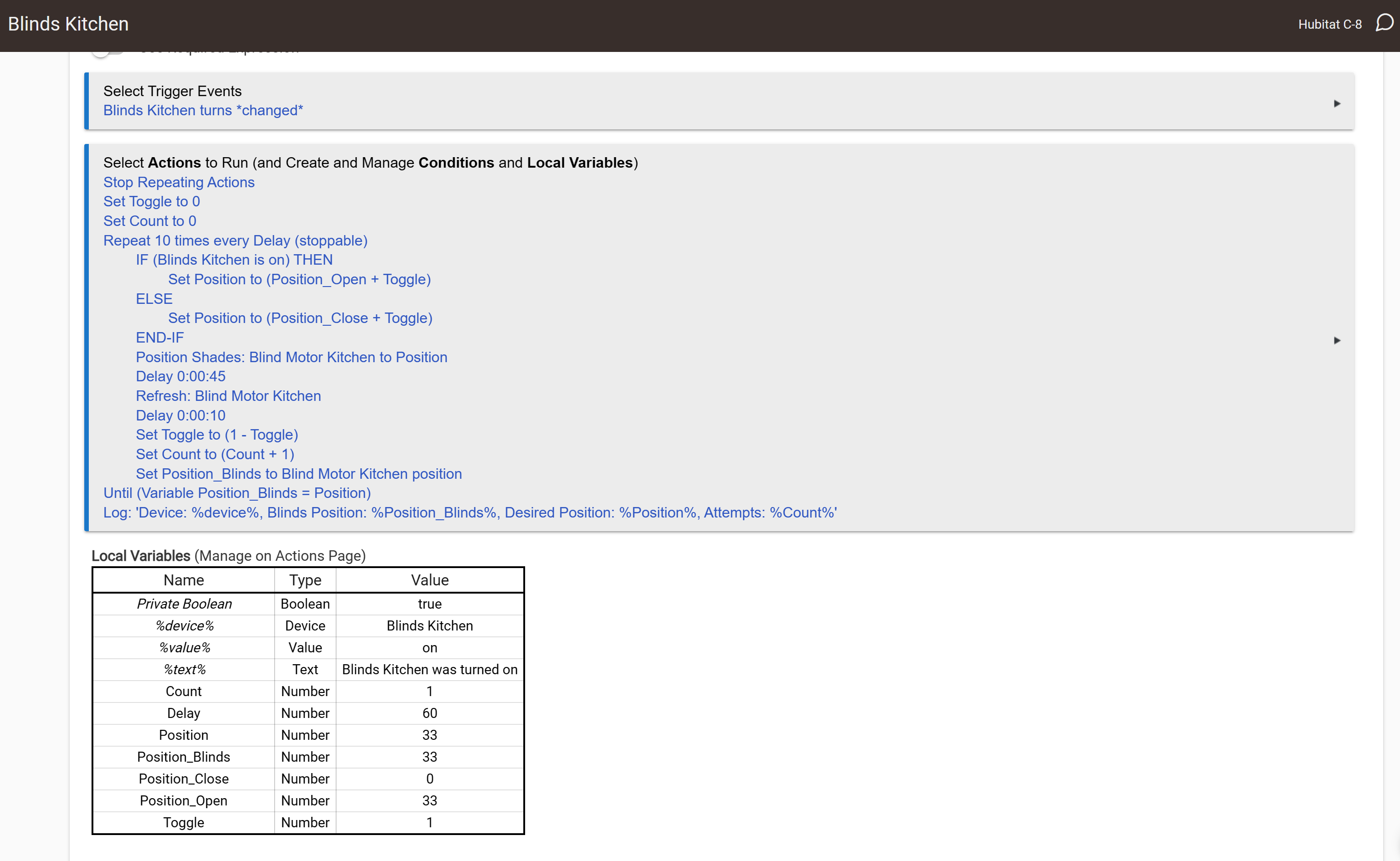 Best way to have Rule Machine validate if an automation ran correctly and repeat if it didn't ...