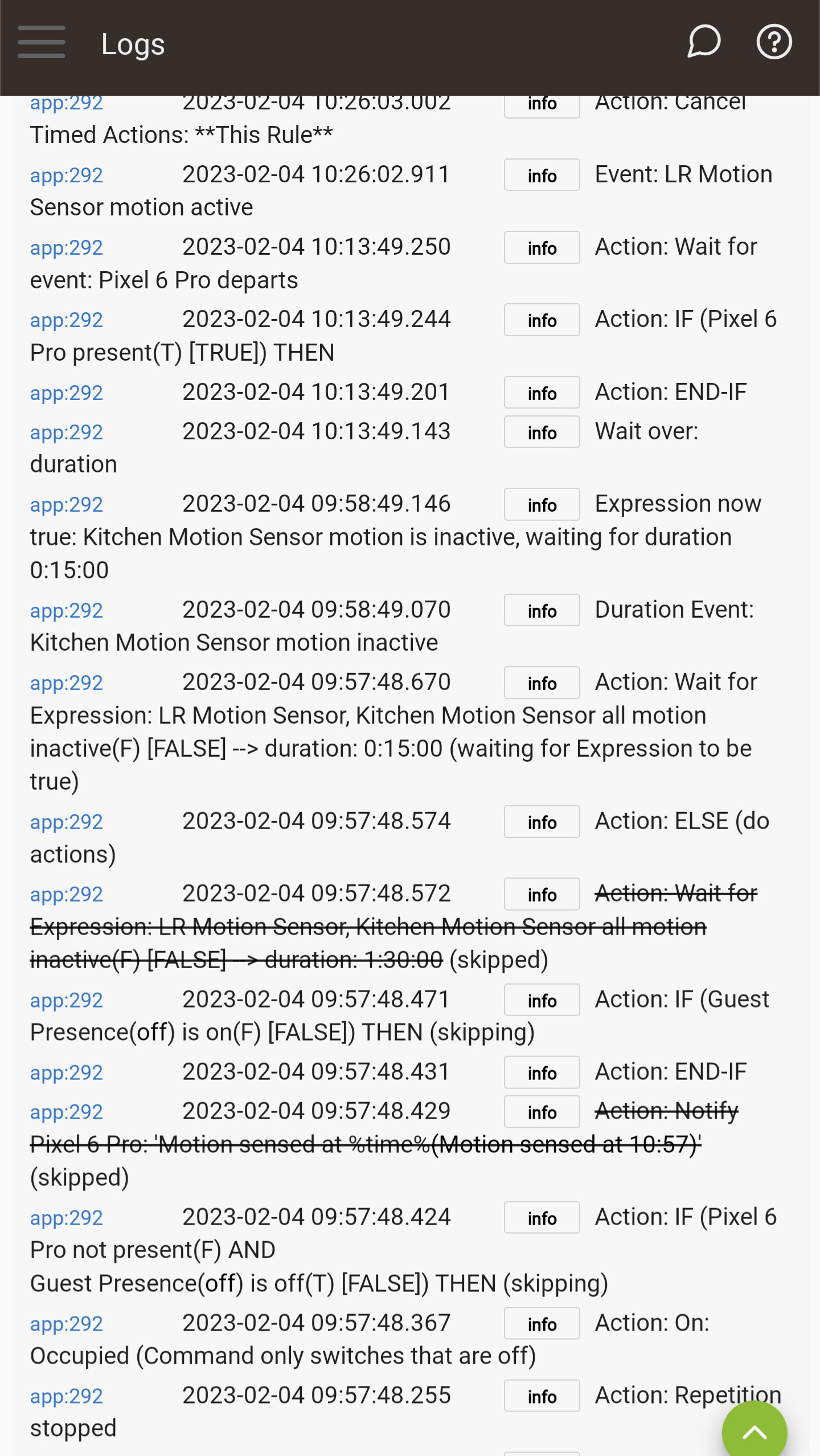 Wait For Expression Not Continuing When Expression Becomes True - 📐 Rule Machine® - Hubitat