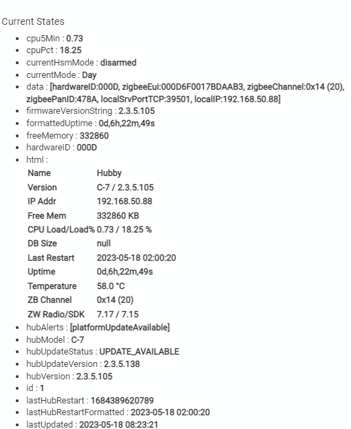 Slow/unusable C7 hub - 🛎️ Get Help - Hubitat