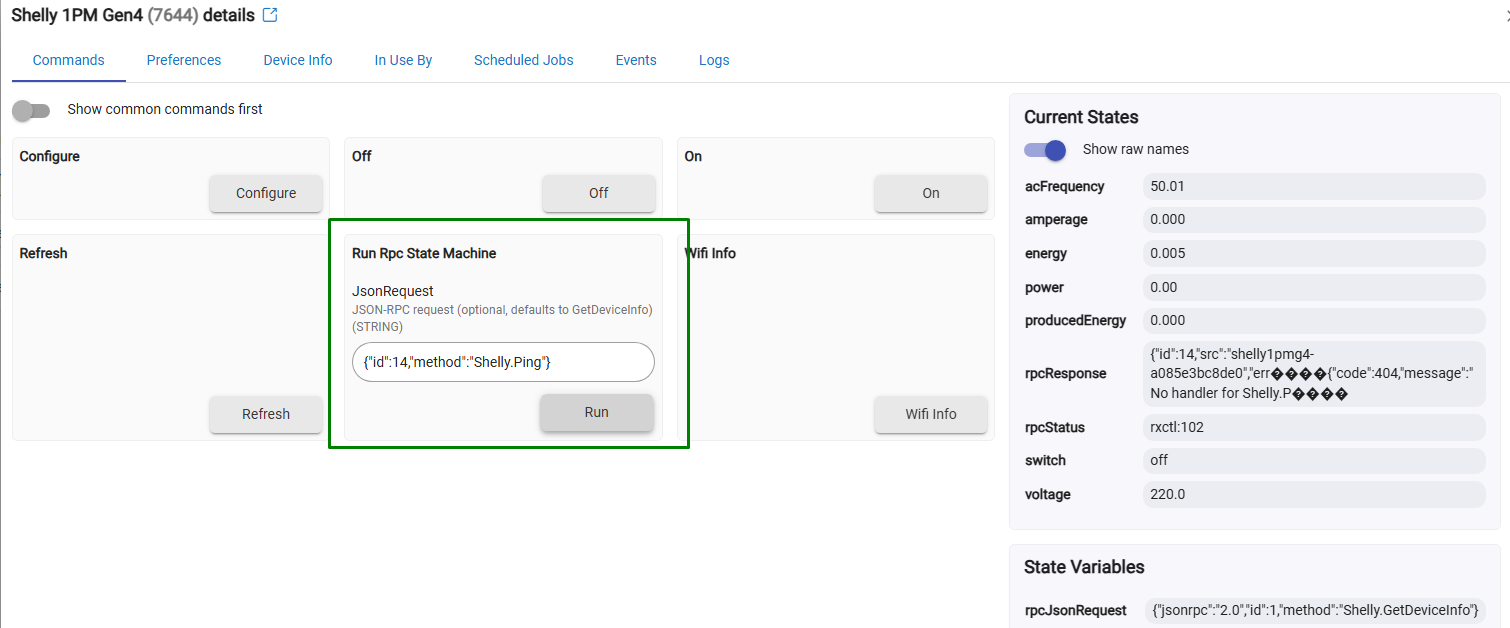Shelly 1 PM Gen 4 Zigbee Driver - Custom Drivers - Hubitat