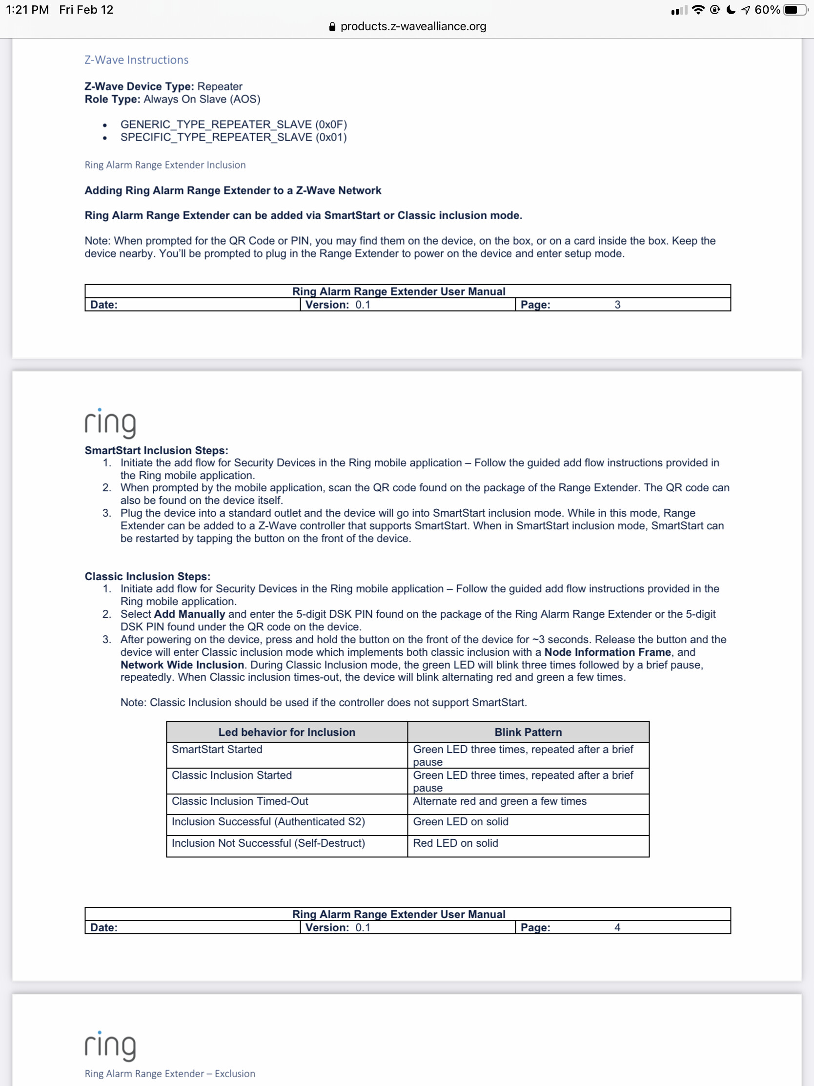 Ring V2 Range Extender - Trick to joining? - 🛎️ Get Help - Hubitat