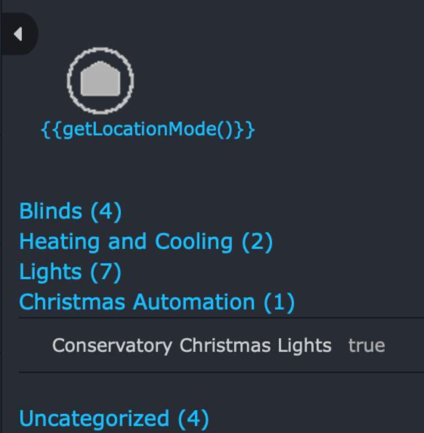 Category display issues with BuiltIn Webcore App - webCore - Hubitat