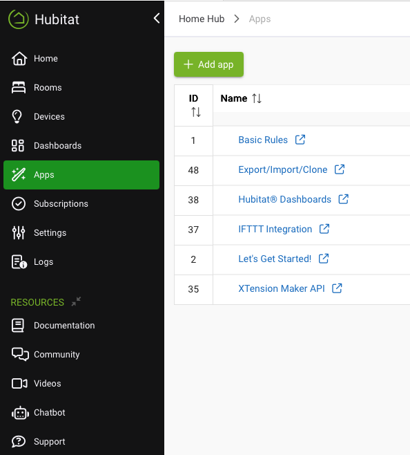 Install community apps via url in platform version 2.4.1.151? - ⚙️ Custom Apps and Drivers - Hubitat
