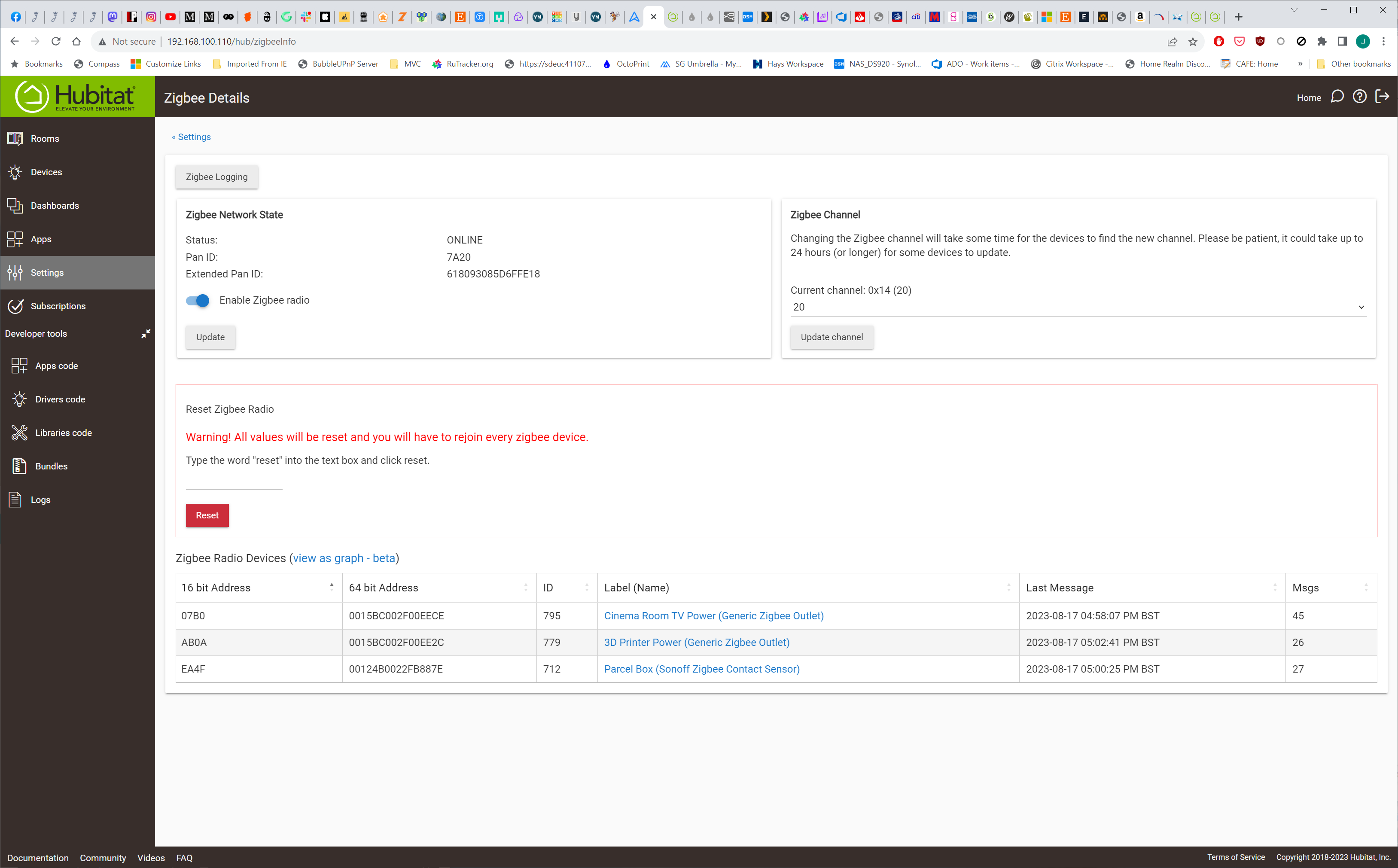 Migrating from C5 with USB z-wave stick to C8 fails - Using C-8 - Hubitat