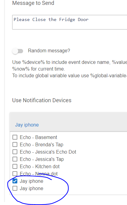 Multiple notifications being set for single trigger - 📐 Rule Machine® - Hubitat