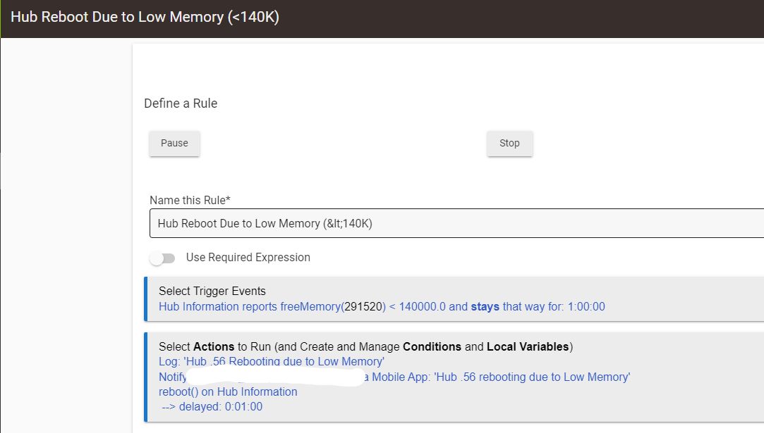 Shutdown/Reboot links? - 🎬 Get Started - Hubitat