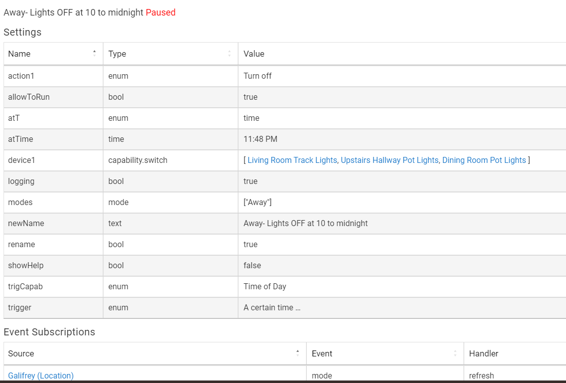 Paused rule that does not meet conditions still triggering - Apps - Hubitat