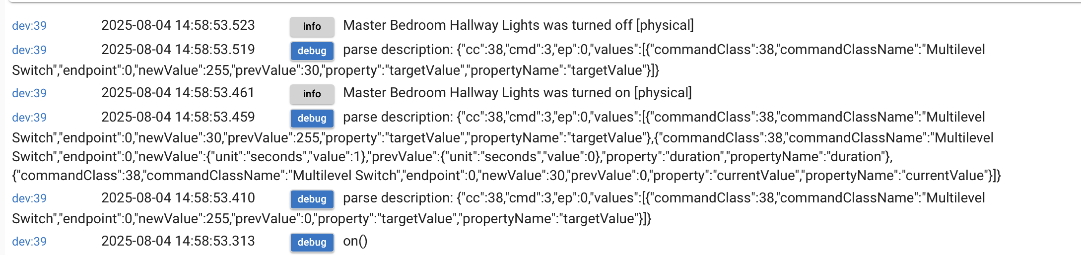 [Zwave-JS] Hubitat not properly parsing zwave events with multiple values - 🛎️ Get Help - Hubitat